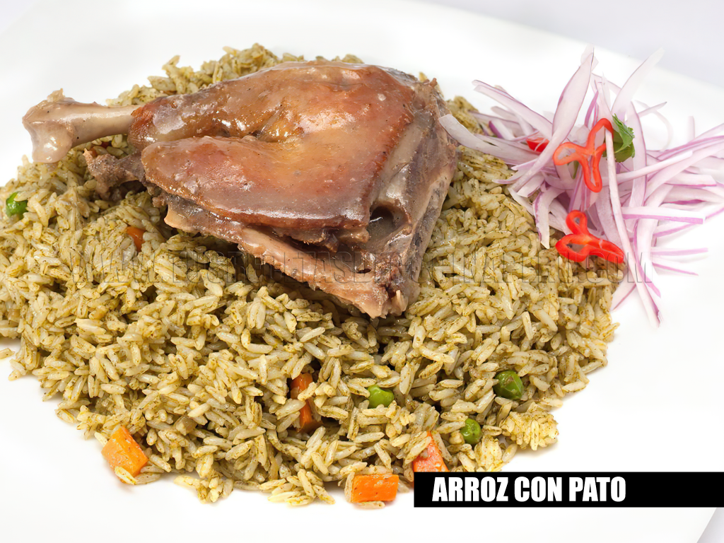 Receta de Arroz con Pato, arroz con pato chiclayano